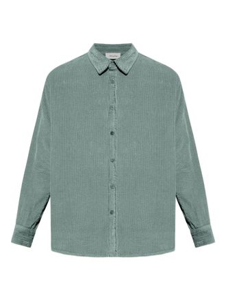 American Vintage Padow Hemd aus Cord - Grün