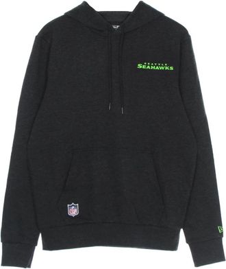New Era Seattle Seahawks Logo Hoodie - - Sweatshirts & Hoodies - Herren - Schwarzk - XL