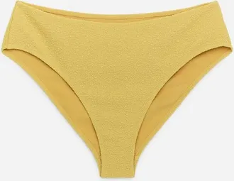 Arket Bikinih&ouml;schen Mit Hoher Taille -Gelb