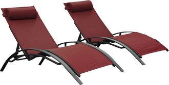Keter Bains de soleil monaco bourgogne (lot de 2) 35-700918