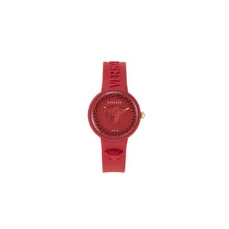 Versace Femme, Accessoires, Rouge, Taille: ONE Size Montre Medusa Pop