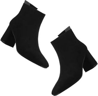 BESPORTBLE Bottines Pour Femmes Chaussures à Talons Moyens Compensés Bottines Élégantes Et Confortables Pour Hiver