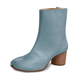 Maison Margiela Femme, Chaussures, Bleu, Taille: 36 EU Tabi Bottes &agrave; cheville