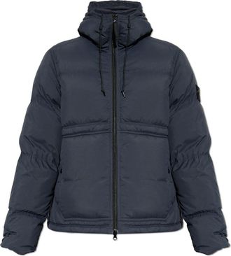 Stone Island Homme, Vestes, Bleu, Taille: L Matt Ripstop Cordura Down Jacket