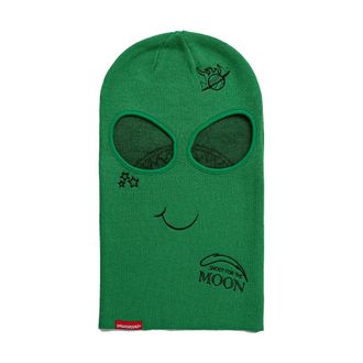 Sprayground Sprayground, Homme, Accessoires, Vert, Taille: ONE Size Alien Masque de Ski Tricoté en Vert
