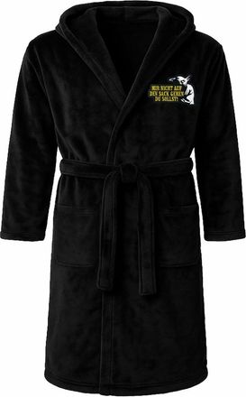 Spass Kostet Bademantel mit Kapuze Mir nicht auf den Sack gehen du sollst Herren M&auml;nner S - XXXL