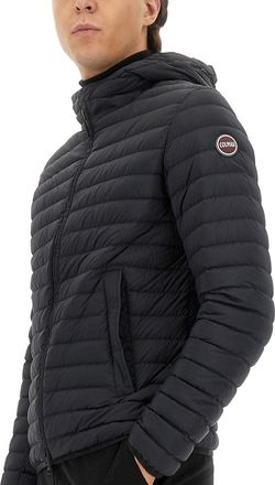 Colmar Hooded Lightweight Down Jacket - Black