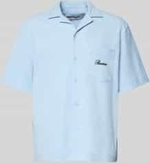 Review Regular Fit Freizeithemd mit Label-Stitching