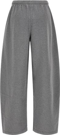 Alexander Wang Cotton Wide-Leg Joggers - Gray