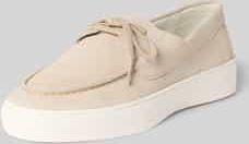 Steve Madden Loafers aus Leder mit Schn&uuml;rung Modell Leeway