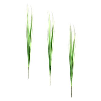 DOITOOL 3 St&uuml;ck K&uuml;nstliche Zwiebelgras Str&auml;ucher Mittelgro&szlig; Gr&uuml;nes Kunststoffgras Dekorative Kunstpflanzen f&uuml;r Wohnraum Hochzeits und Partydekoration