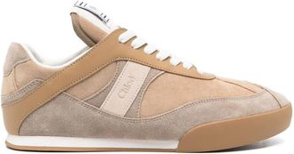 Chlo&eacute; Low-Top Sneaker - Sneakers Kaki - Gr. 41 (EU) - in Braun - f&uuml;r Damen