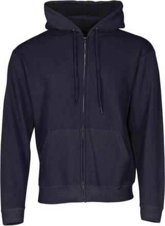 Fruit Of The Loom 62-062-0 - Sweatshirt a capuche avec zip - Homme - Bleu (Bleu marine intense) - XXL (Taille fabricant: XX-Large)