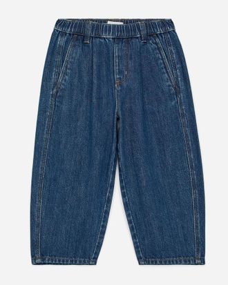 Arket Verwaschene Hose Aus Denim -Blau