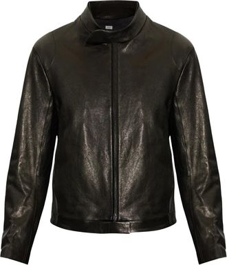 Post Archive Faction (PAF) Post Archive Faction - Veste en cuir &agrave; col montant - Homme - Vestes - Noir - Taille: L
