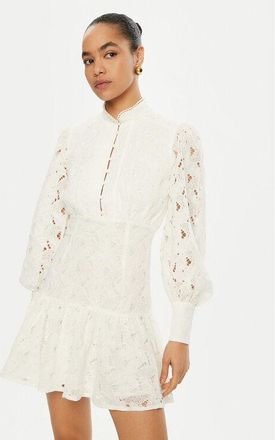 Bardot Bardot Coctailkleid 58421DB Écru Regular Fit