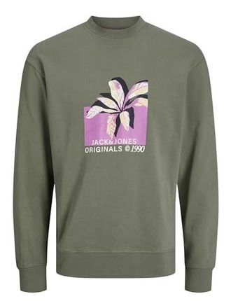 Jack & Jones JORTAMPA Branding Sweat &agrave; col Rond, Laurel Wreath, M