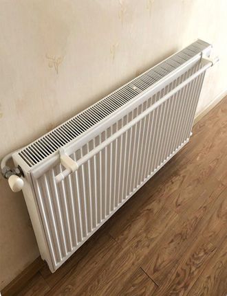 Generic Heizk&ouml;rper-Handtuchhalter, Handtuchheizk&ouml;rpertrockner mit Einzel-/Doppelstangen for Kleidung und Schuhe, kompatibel mit verschiedenen Heizk&ouml;rper-Insta