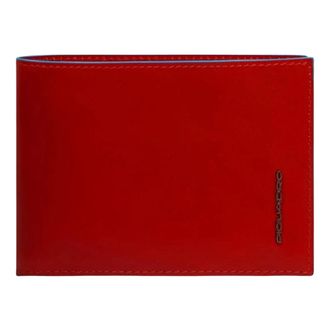 Piquadro Portefeuille B2 Revamp Bi-fold - Homme - Accessoires - Rouge - Taille: ONE Size