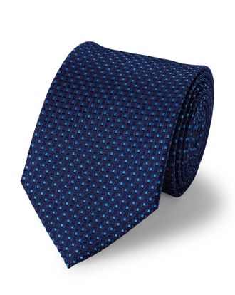 CHARLES TYRWHITT Krawatte aus Seide - Blau
