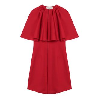 Ami Damen Jumpsuit Kleid - - Dresses - Damen - Rot - XS