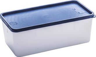 Westmark 3 Gefrierdosen, Plastik, Transparent, 11.3 x 11.3 x 12.4 cm, 3-Einheiten, 4004094253379