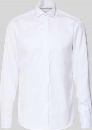 Eterna Slim Fit Business-Hemd mit verdeckter Knopfleiste