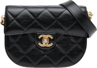Chanel Pre-owned Vintage Classic Flap Crossbody - Femme - Pre-owned - Noir - Taille: ONE Size