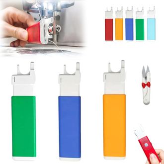 Generic Farbenfrohes Einf&auml;delwerkzeug F&uuml;r N&auml;hmaschinen, Automatischer Nadeleinf&auml;dler F&uuml;r N&auml;hmaschinen, Einfache Einf&auml;delhilfe F&uuml;r Allt&auml;gliche Kleidungsreparat