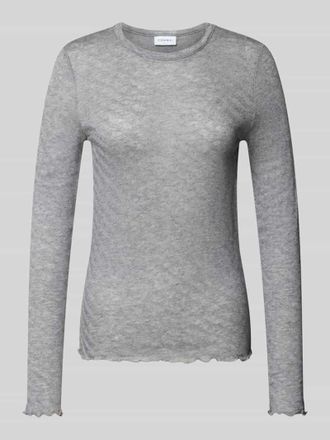 Comma Slim Fit Longsleeve aus Baumwoll-Mix Modell OKTOBER
