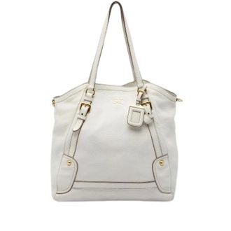 Prada Pre-owned Vintage Satchel - Femme - Pre-owned - Blanc - Taille: ONE Size