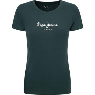 Pepe Jeans London New Virginie SS N T-Shirt Damen, Grün (Regent Green), XXS