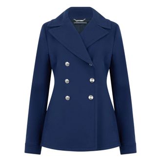 Alberta Ferretti Zweireihige Jacke - - Coats - Damen - Blau - XL