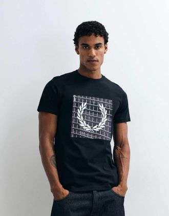 Fred Perry t-shirt graphique noir
