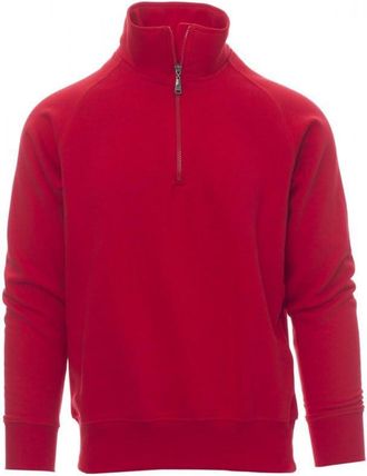 noTrash2003 Half Zip Sweatshirt - Workwear Sweater kompatibel mit Payper Miami, f&uuml;r B&uuml;ro, Arbeit und Freizeit, elastischem Feinripp an &Auml;rmeln und Taille, 300g/qm,