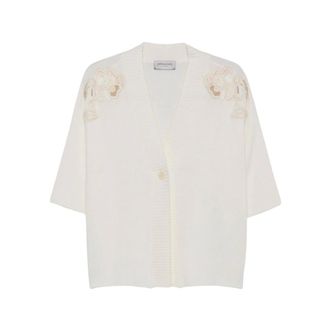 Ermanno Scervino Cardigans - Femme - Pulls - Blanc - Taille: 38 FR