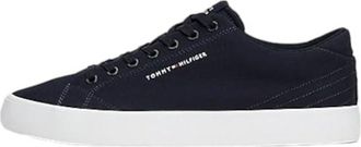 Tommy Hilfiger Baskets Vulcanisées Homme Chaussures, Bleu (Desert Sky), 40