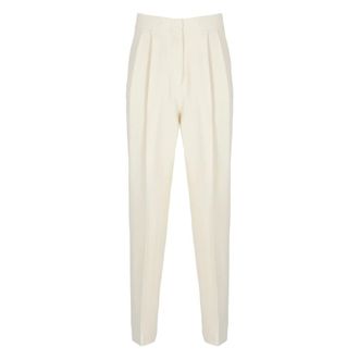 Fabiana Filippi Femme, Pantalons, Beige, Taille: 38 FR Tapered Pantalons