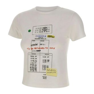 Maison Margiela Femme, Tops, Blanc, Taille: 38 FR MM6 Maison Margiela T-shirts et Polos Blanc