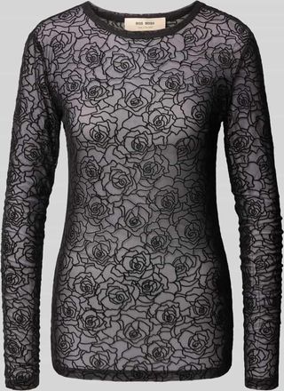 Mos Mosh Longsleeve aus Mesh Modell Rose