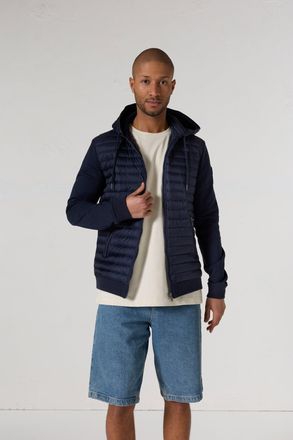 Jott Veste bi-mati&egrave;re &agrave; capuche Marine Gummy 2.0 - Taille XXL