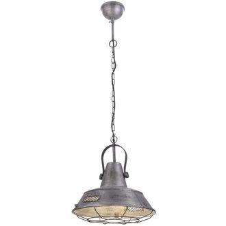 ETC Shop Pendel Leuchte Industrie Eisen Gitter Decken Lampe Wohn Zimmer Beleuchtung LeuchtenDirekt