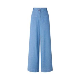 Sessun Femme, Pantalons, Bleu, Taille: 34 FR Manhatti Pantalons