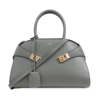 Ferragamo Hug Schultertasche - - Bags - Damen - Grau - ONE SIZE