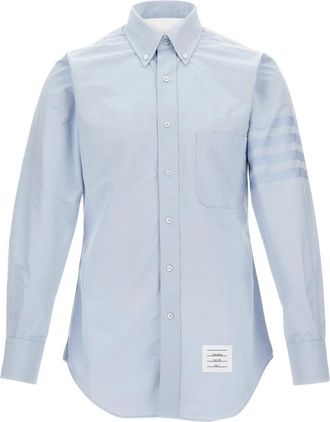 Thom Browne Homme, Chemises, Bleu, Taille: XL Casual Chemises