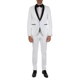 Karl Lagerfeld Slim Fit Anzug Fun - - Suits - Herren - Wei&szlig; - XL