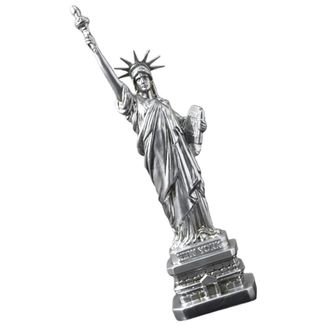 Angoily Freiheitsstatue Miniatur aus Metall Dekorative Schreibtischdekoration f&uuml;r Homeoffice und Wohnzimmer Realistische Harzstatue als Kreative Wohnraumfigur