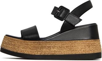 Cesare Gaspari Femme, Chaussures, Brun, Taille: 39 EU Horizon Woven Platform Sandales