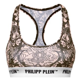 Philipp Plein Femme, Sous-v&ecirc;tements, Rose, Taille: 40 FR New Baroque Bra