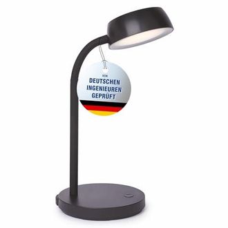 Maul Maul Schreibtischlampe LED MAULabby | Kleine Schreibtischlampe mit Standfu&szlig; | Moderne Tischlampe f&uuml;r Schreibtisch, B&uuml;ro | Flexible LED Lampe mit 3000K